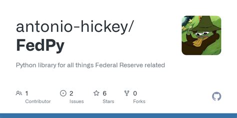 Github Antonio Hickeyfedpy Python Library For All Things Federal
