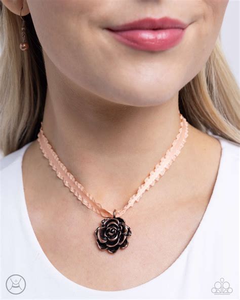 Paparazzi Necklace ~ Seize The Spring Copper Paparazzi Jewelry