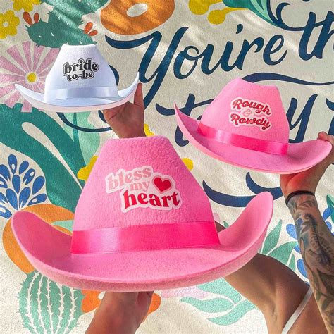 Not Our First Rodeo Custom Cowgirl Hats Stag And Hen