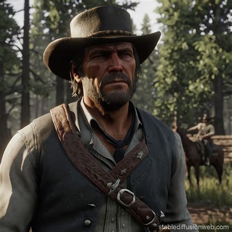 Red Dead Redemption 2 Narrative Scene Stable Diffusion Online