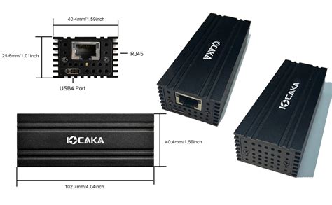 Usb 4 0 Network Adapter For High Speed Network Connections Rj45 Port Supports 10gb