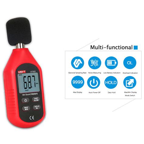 UNI T Sound Level Meter Mini LCD Display Digital Sound Level Meter