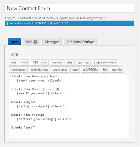 Add Custom Fields To Contact Form 7 And Stay In Touch With Clients