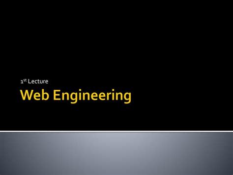 1st Lecture Web Engineering Basicspptx