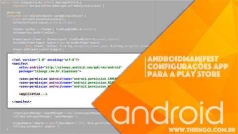 Conhecendo O Arquivo AndroidManifest Xml