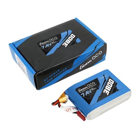 Gens Ace 3800mAh 7 4V 2S1P TX Lipo Battery Pack With JST SYP Plug