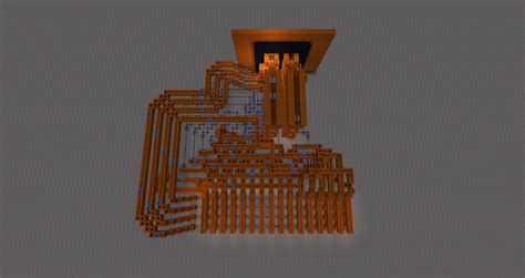4 Bit Binary Decoder With Number Display Its My First One Rredstone