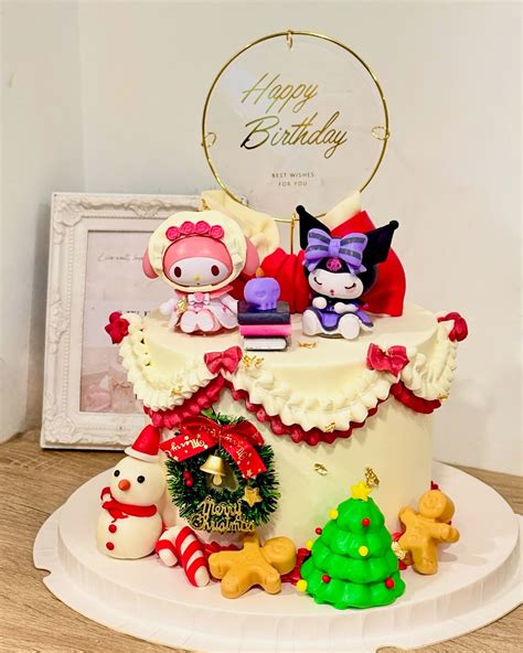 補一下聖誕作品 每年都是給客人出題 今年也做了不少喜歡的款式 ️ 尤其是這款身為庫洛米控 真的愛慘😍 許願明年可以做出更多特別的款式！ 訂購