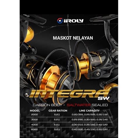 Jual Reel Iroly Integra Sw Shopee Indonesia