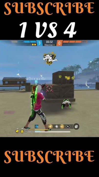 1 Vs 4 Clutch Freefire Viral Shorts Garena Explore Youtube