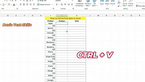 How To Restructure Data In Excel Easy And Fast Techniques Video Dailymotion