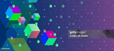 Abstract Hexagonal Blockchain Network Background High Res Vector Graphic Getty Images
