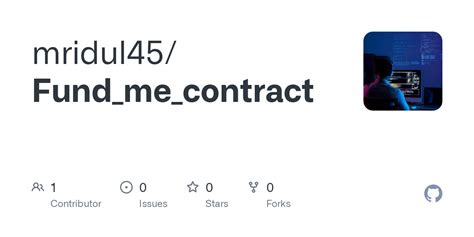 Github Mridul Fund Me Contract