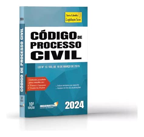 Código De Processo Civil 2024 Legislação Seca MercadoLivre