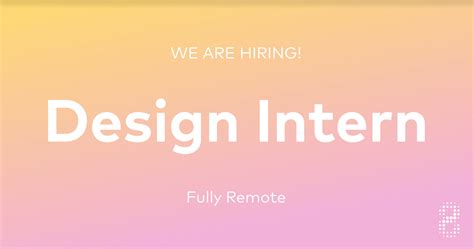 Are You Our Next Design Intern Infogr8