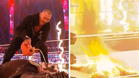 Wwe Superstar Bray Wyatt Set On Fire In Insane Ending To Wrestling Match