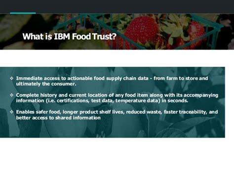 Ibm Food Trust