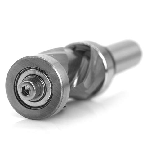 Solid Carbide Spiral Flush Trim Compression Router Bit With Double Bea