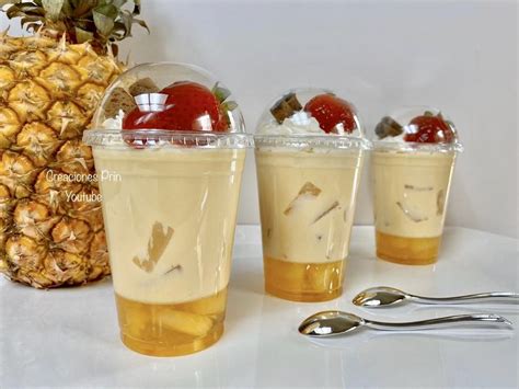 Gelatinas De Pi A Colada Gelatina De Pi A Colada Gelatina De Pi A Recetas De Gelatina