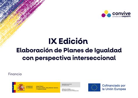 Online Ix Edición Elaboración De Planes De Igualdad Con Perspectiva