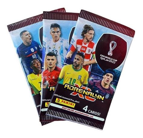 Mega Lata 40 Cards Adrenalyn Da Copa 2022 Qatar 3 Limited Frete grátis