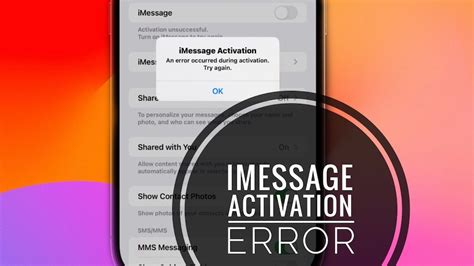 Imessage Activation An Error Occurred Ios 17 Issue