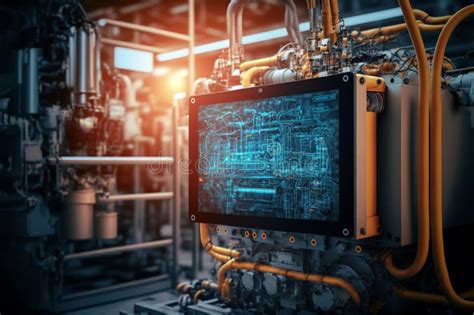 Industrial Technology Concept Factory Automation Smart Factory
