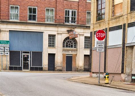 Hotel Wyoming In Mullens West Virginia Nu Verlaten Aan Het Einde Van
