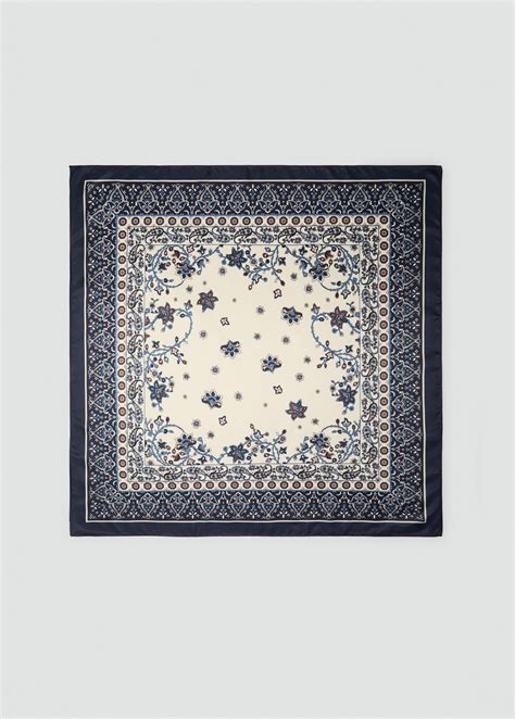 Printed Satin Scarf Women Mango Singapore