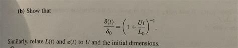 Solved 4 6 Diffusion From A Continuously Stretched Polymer