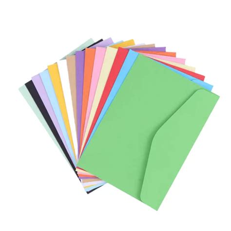 PCS ENVELOPPE Papier Pliante Enveloppes De Lettres Simple EUR PicClick FR