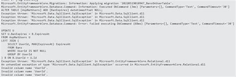 Data Migration Error After Update The Latest Commits Issue 105