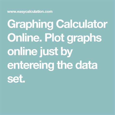 graphing calculator online plot graphs online just by entereing the