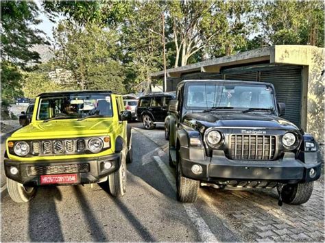 Maruti Suzuki Jimny Vs Mahindra Thar Price Specification Look Interior