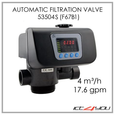 automatic filtration valve runxin 53504s 4m³ h parts and accesories