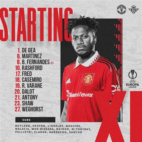 Man Utd Vs Real Betis Europa League Rfantasypl