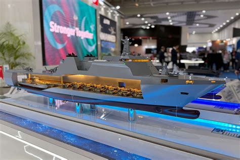 Türkiyes STM unveils Multi Role Support Ship MRSS for Malaysian Navy