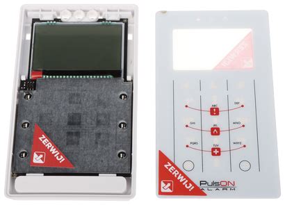 SENSORIC KEYPAD FOR ALARM CONTROL PANEL PULSON LCD T WH Keypads With Alphanumeric Display Delta