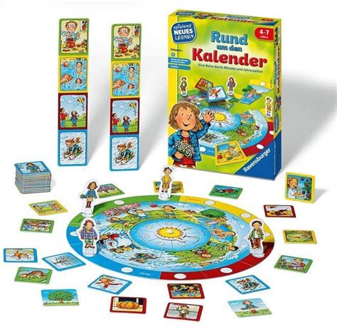 Ravensburger Rund Um Den Kalender Lernspiel Ab 5 Jahre Kaufen Auf