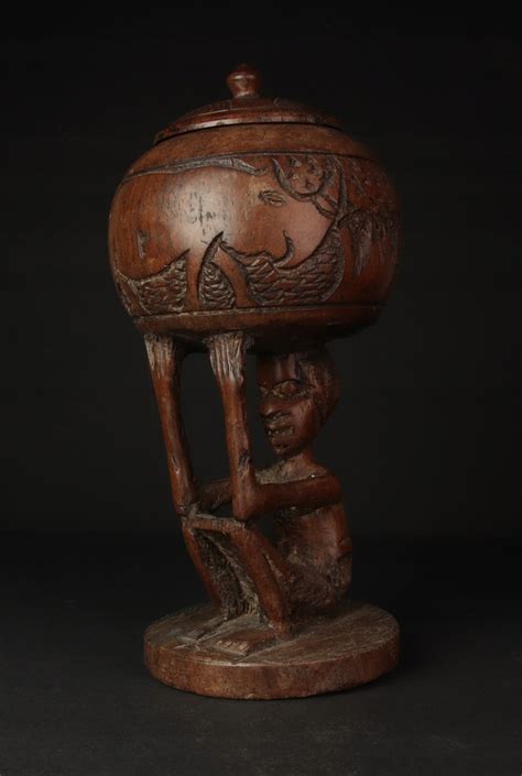 ANK STARA FIGURKA AFRYKA DREWNO Heban 14571969347 Oficjalne