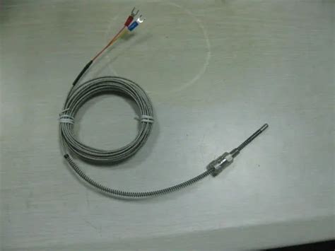 Wires Pt Rtd Temperature Sensor With Bayonet Cap View Acid Proof Pt Temperature Sensor