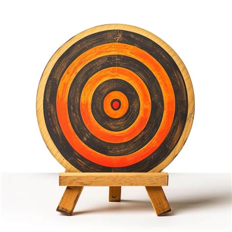 Premium Photo Shooting Gallery Nerf Target Board Isolated On White