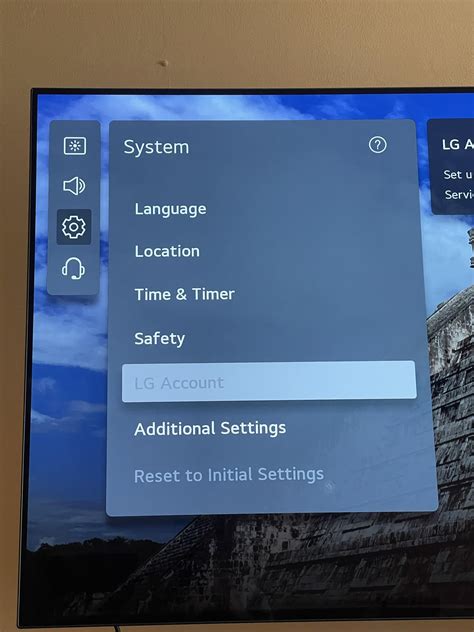 I Have Locked Account And Factory Reset LG Tv C11 R LGOLED