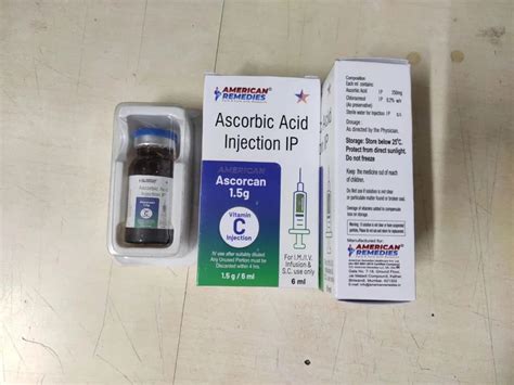Ascorbic Acid Injection Ip At ₹ 70box Ascorbic Acid Injection In