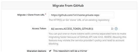 allow secrets to be used as access tokens · issue 24101 · go gitea