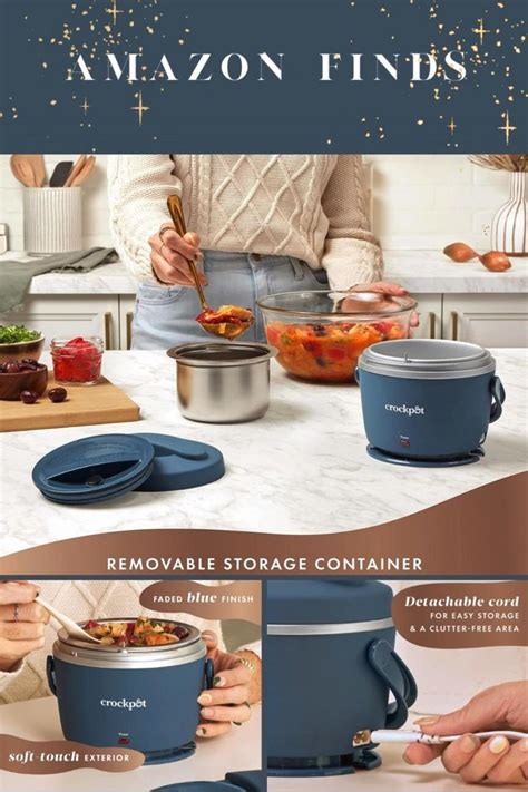 Crock Pot Electric Lunch Box Portable Food Warmer For Travel Car On