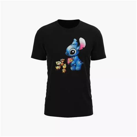 Camiseta Camisa Stitch Ducks Desenho Disney Dtf Ref0114 Parcelamento