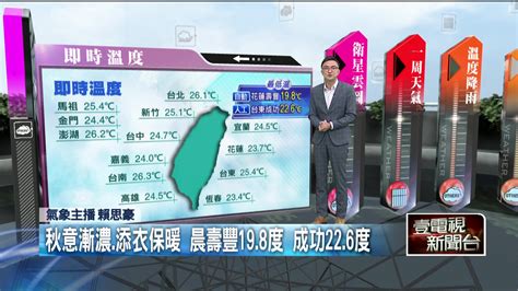 壹氣象／秋意漸濃！ 南部、午後山區偶有雷陣雨生活 壹新聞