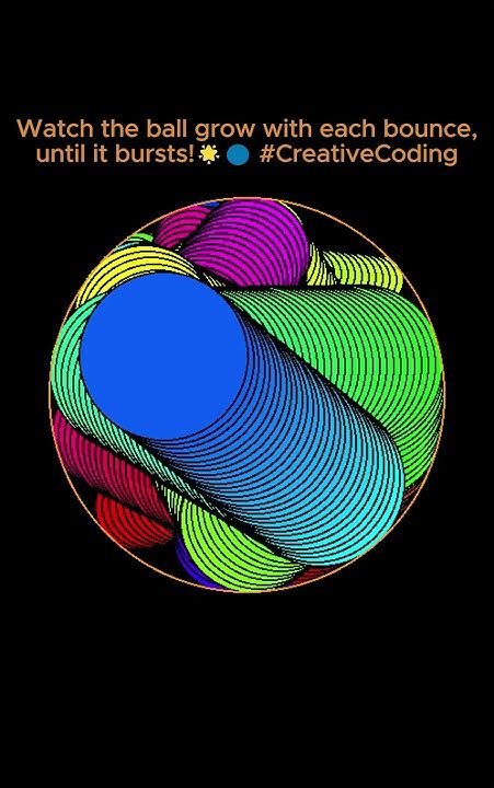 Python Creative Mesmerizing Bouncing Ball Animation Youtube