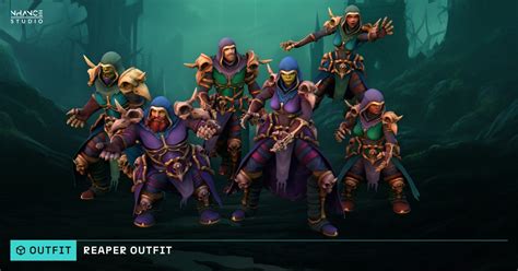 Stylized Fantasy Reaper Outfit 3d Characters Unity Asset Store